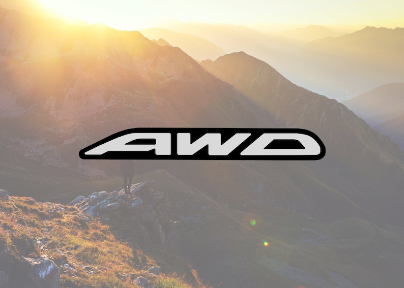 AWD - All Wheel Drive Sticker - Waterproof - 4x4 Car Sticker - OEM ...