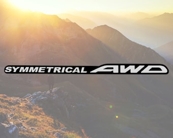 AWD - All Wheel Drive Sticker - Waterproof - 4x4 Car Sticker - OEM ...