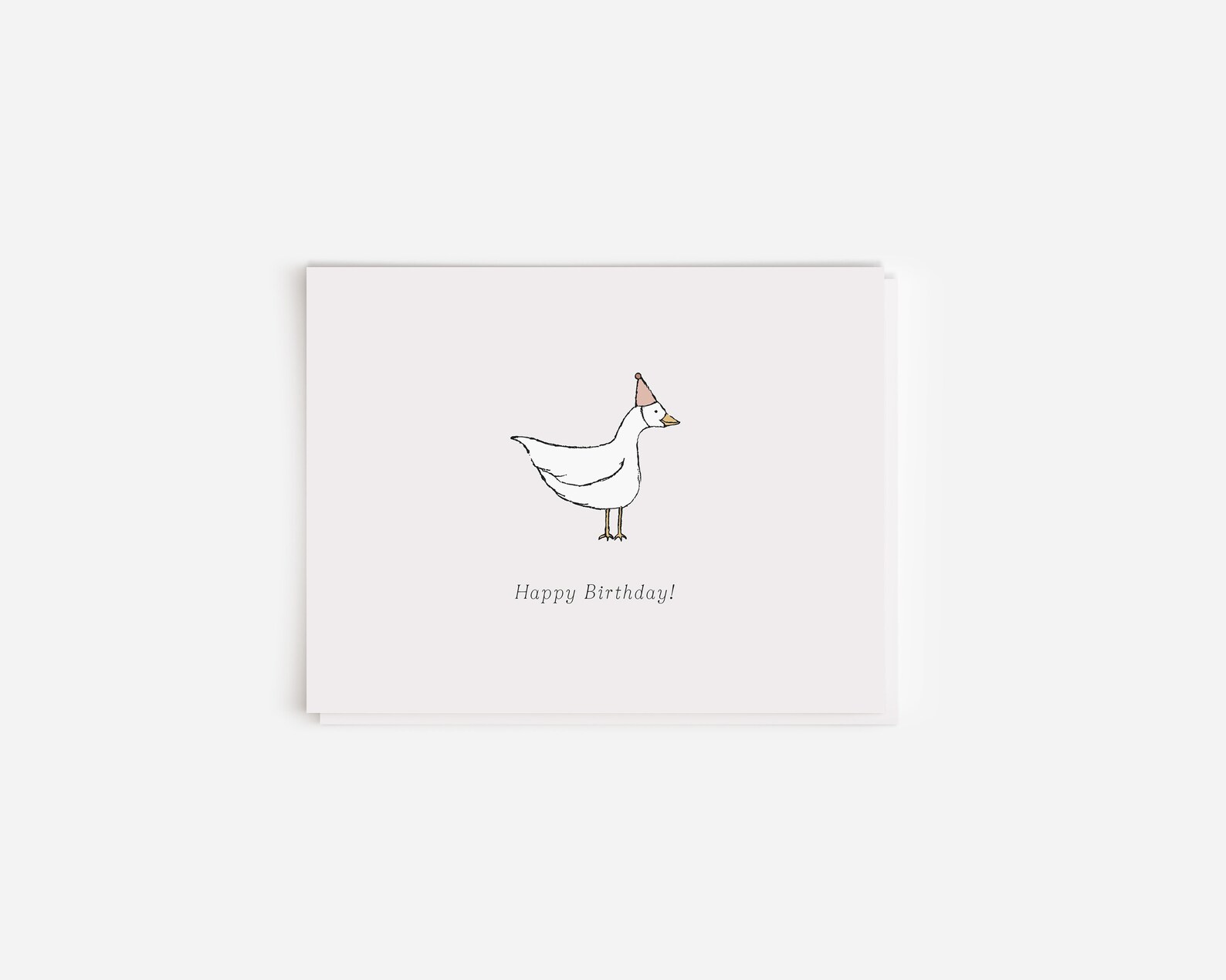 Goose With Party Hat Birthday Card - Etsy