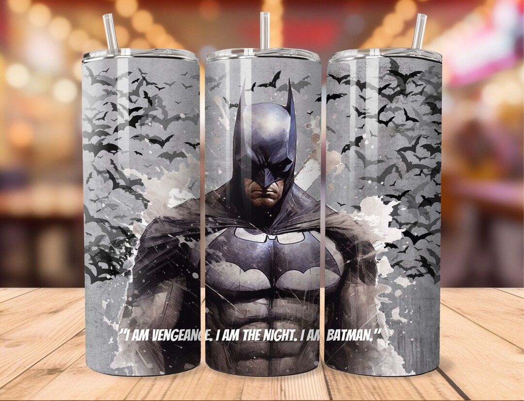 20oz Skinny Tumbler Design for Sublimation. the Dark Knight - Etsy
