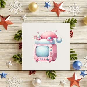 Cute Pastel Christmas Clipart Set, Kawaii Holiday Graphics With ...