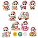 Summer Santa Clipart, Tropical Christmas Santa PNG, Beach Santa Digital ...