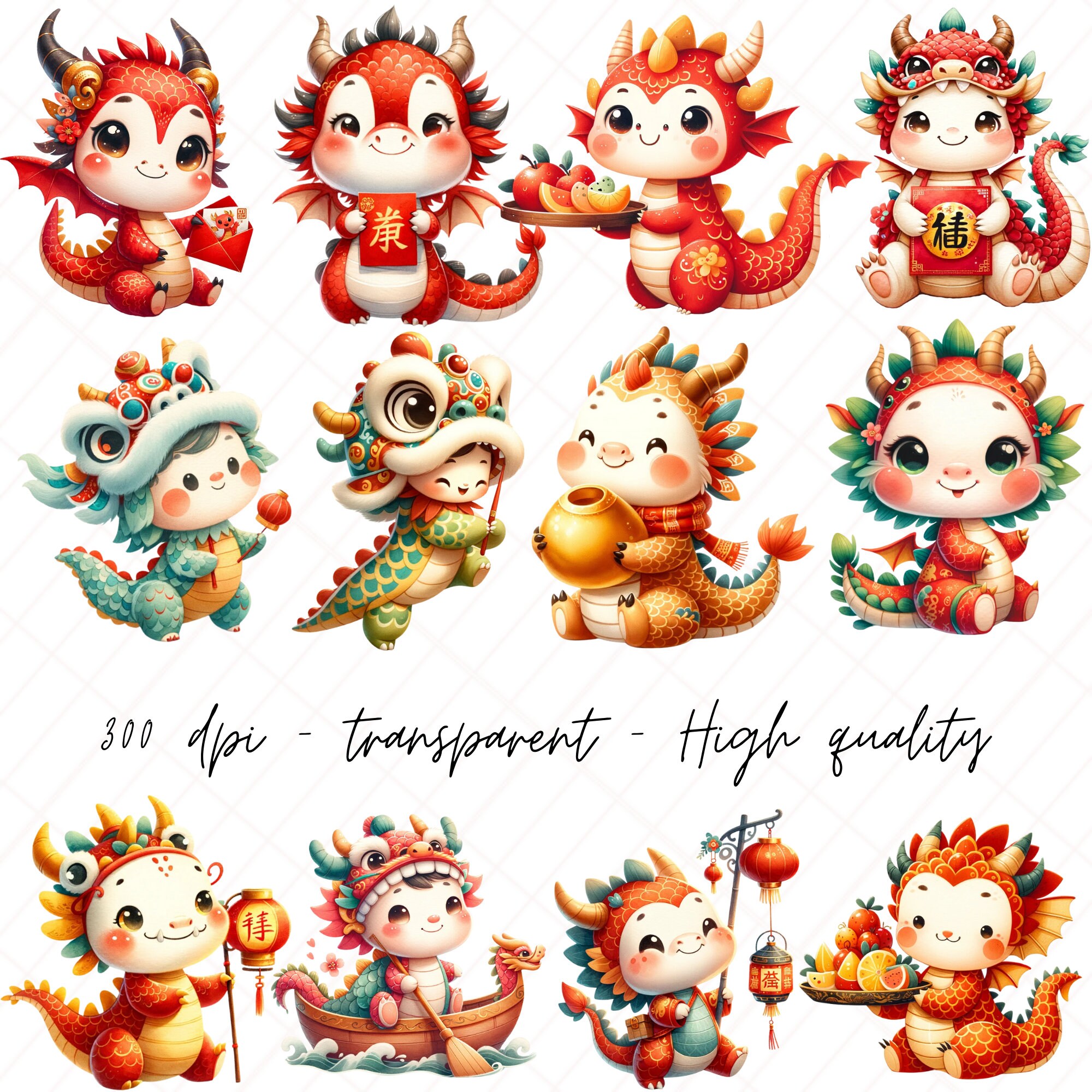 Happy Chinese New Year Celebration Clipart, Festive Chinese New Year ...