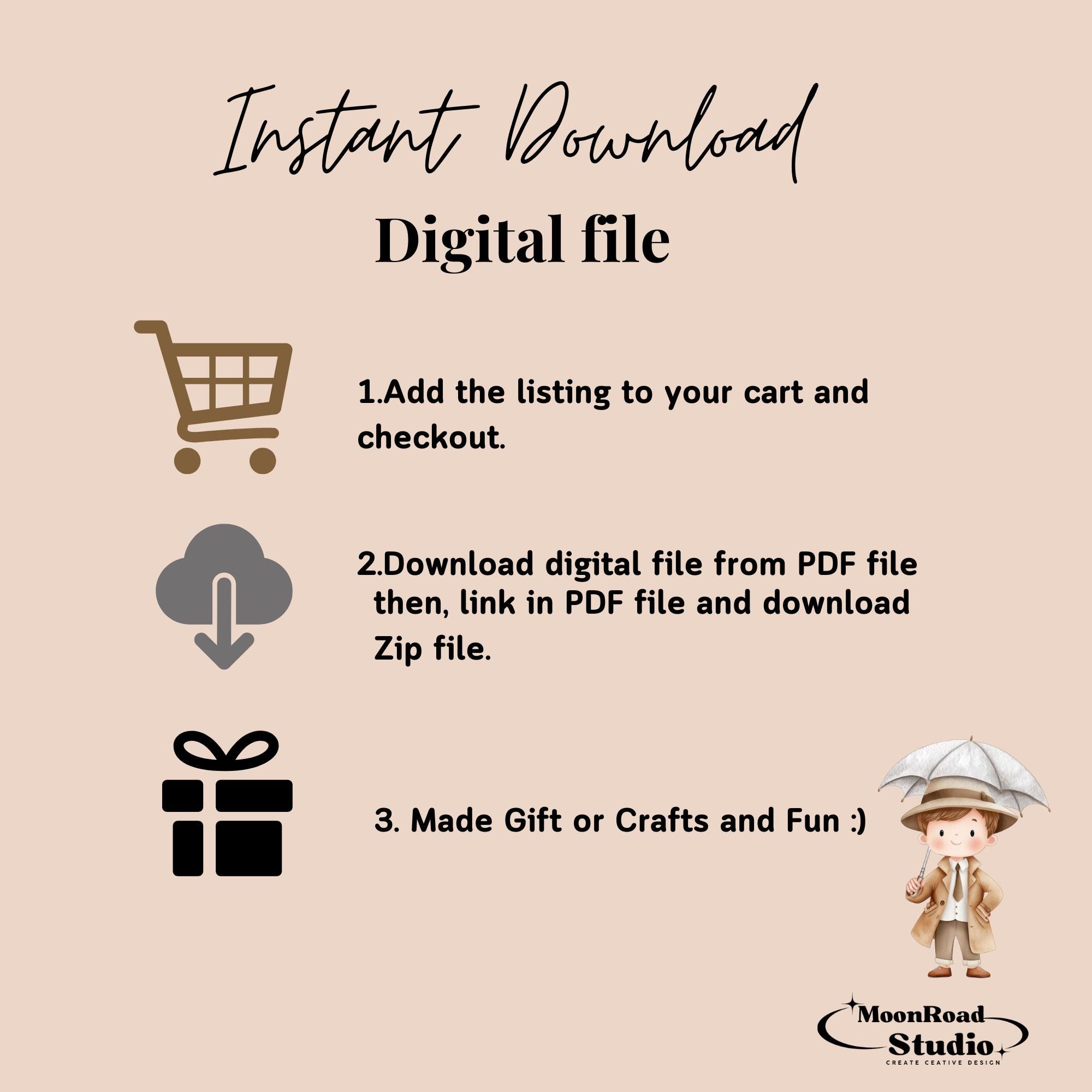Cute Boy Detective Clipart Set, Cute Kid Investigator PNG, Little ...