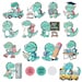 Adorable Back-to-school Dino Digital Stickers, Perfect for Planners ...