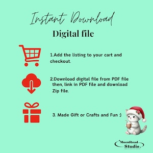 Cute Christmas Animal Clipart Bundle, Woodland Animals in Santa Hats ...