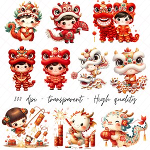 Happy Chinese New Year Celebration Clipart, Festive Chinese New Year ...