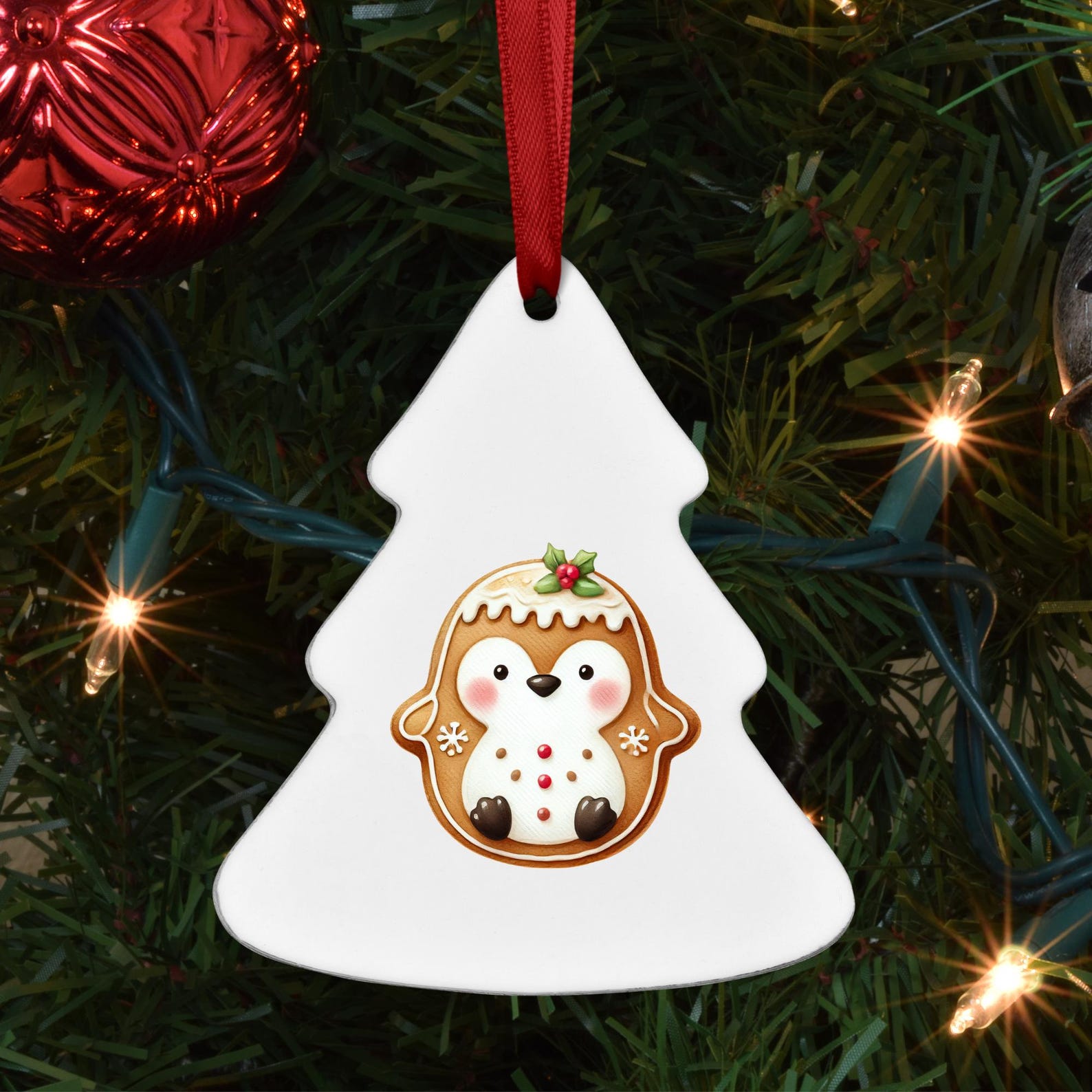 Cute Christmas Gingerbread Clipart Set, Kawaii Festive Animal Cookie ...