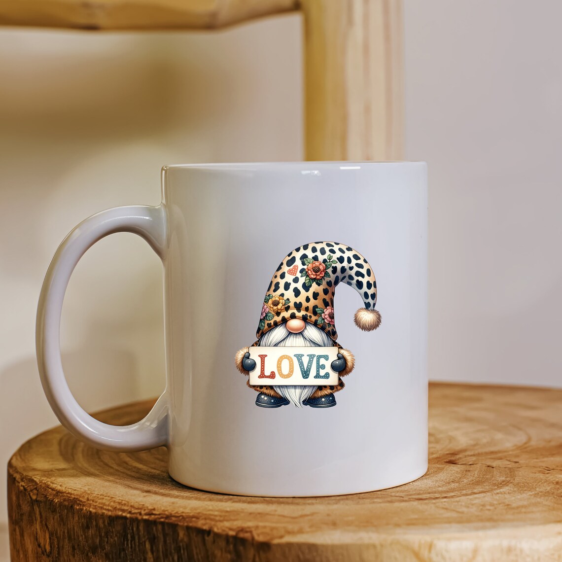 Leopard Gnome Clipart Set PNG, Transparent Background, High-quality 300 ...