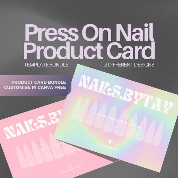 Nail Card - Etsy