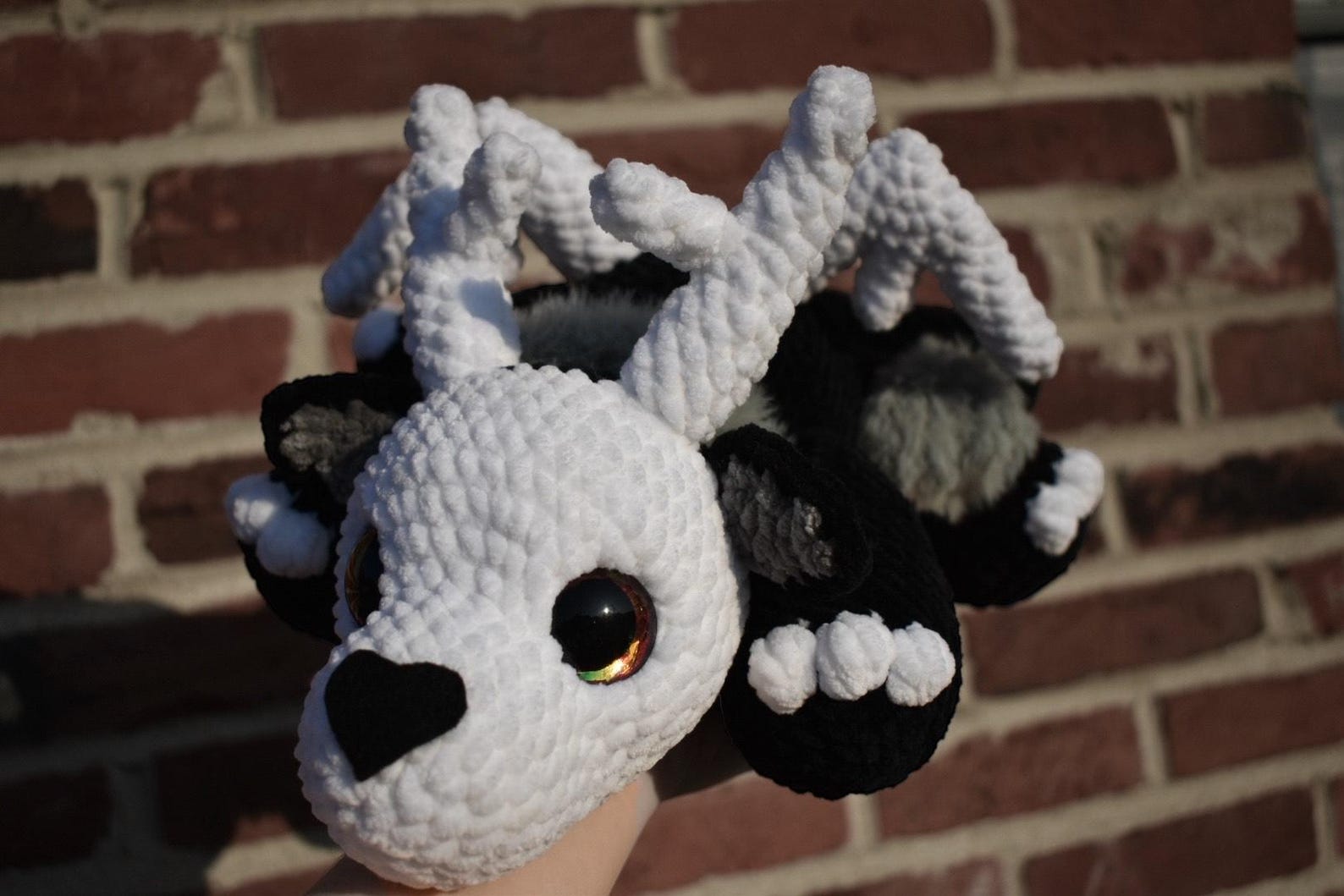 Wisp the Wendigo Dragon Crochet Pattern PDF. Amigurumi. - Etsy