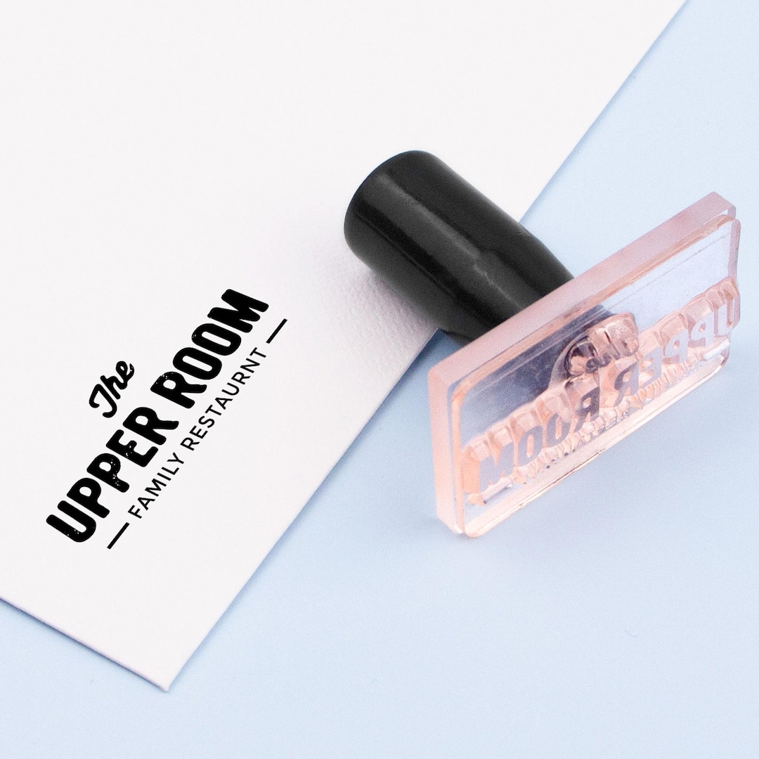 Custom Acrylic Stamps, Name/address Custom Stamps, Company Logo ...