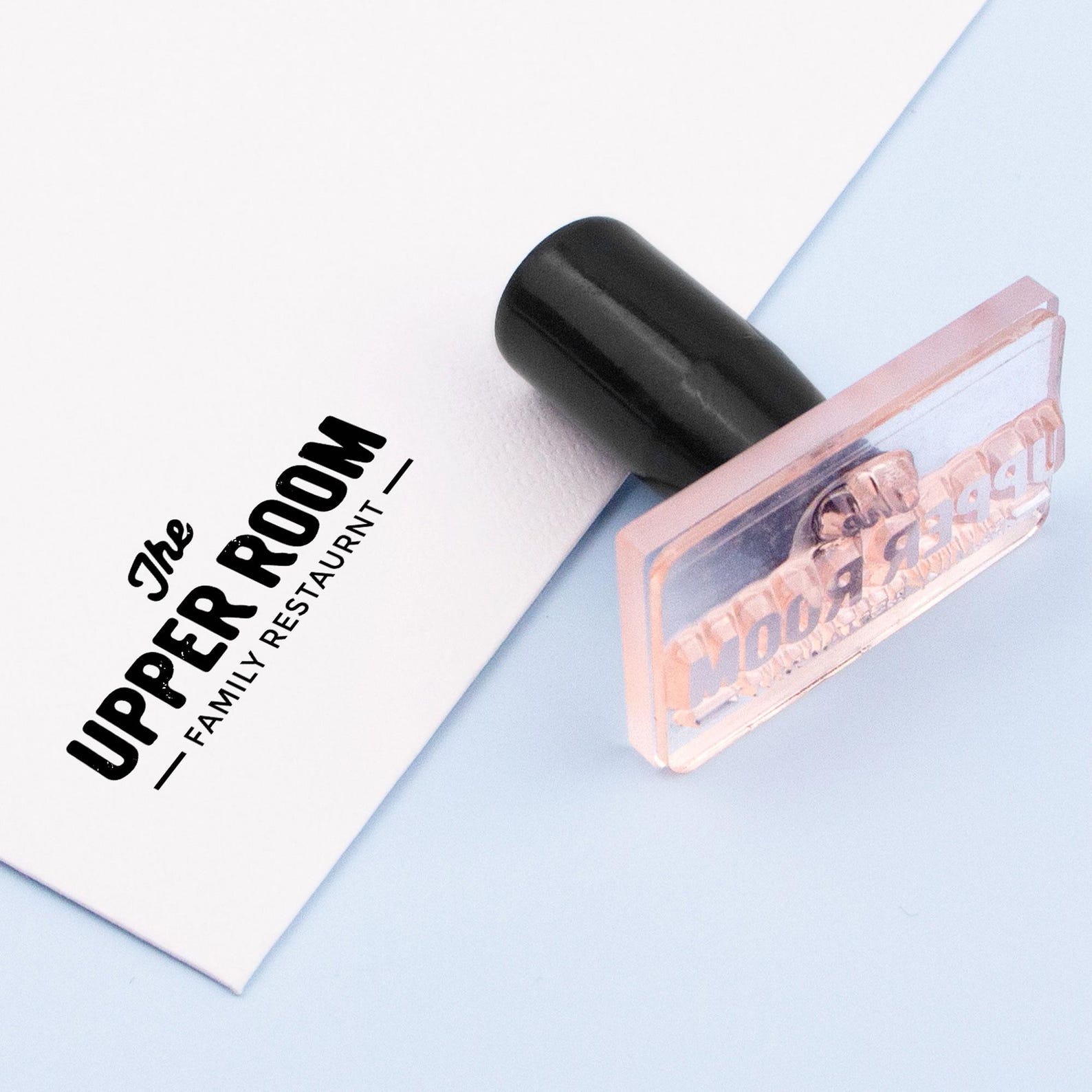 Custom Acrylic Stamps, Name/address Custom Stamps, Company Logo ...