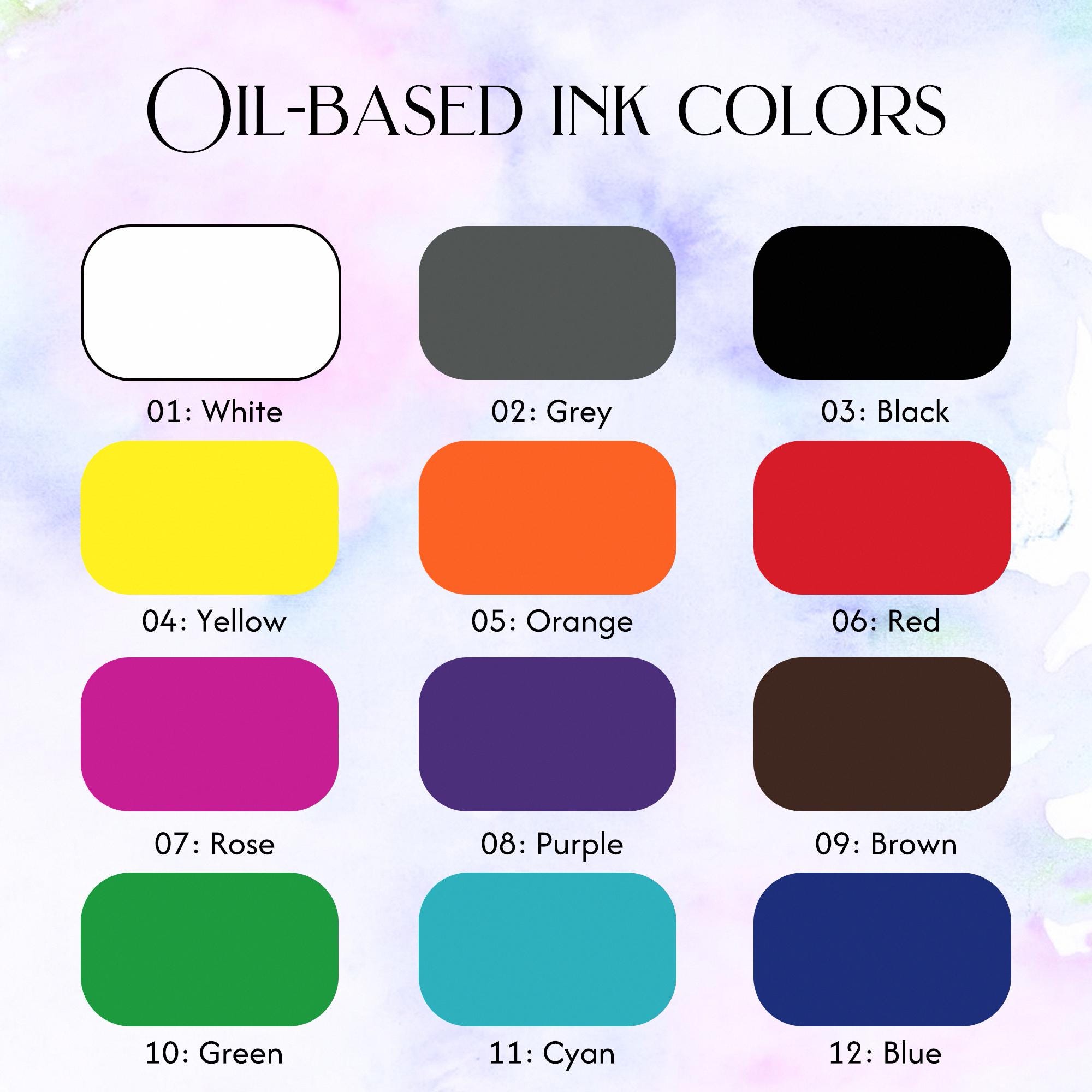 Oil-based Ink Customization Links - Etsy