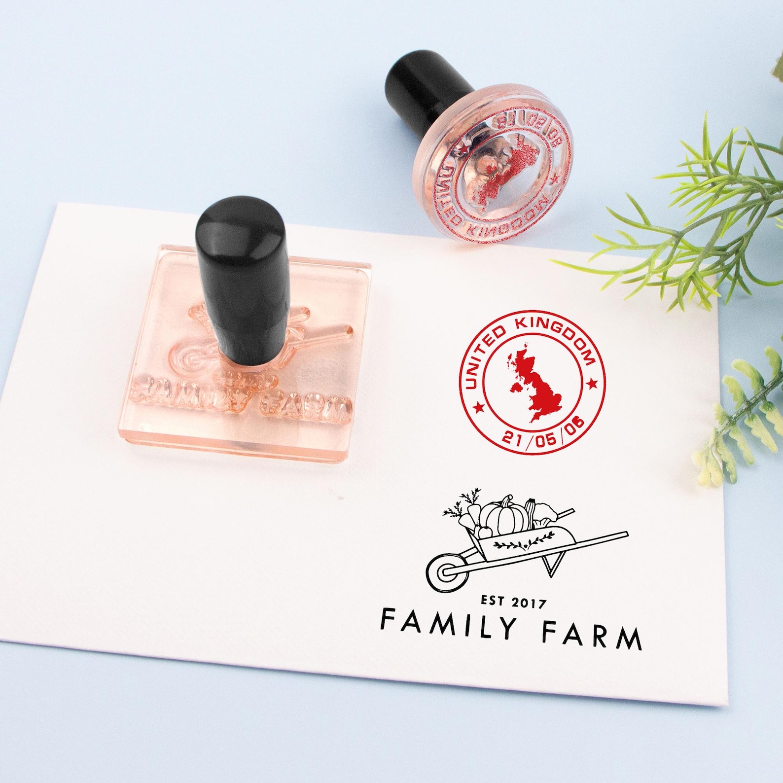 Custom Acrylic Stamps, Name/address Custom Stamps, Company Logo ...