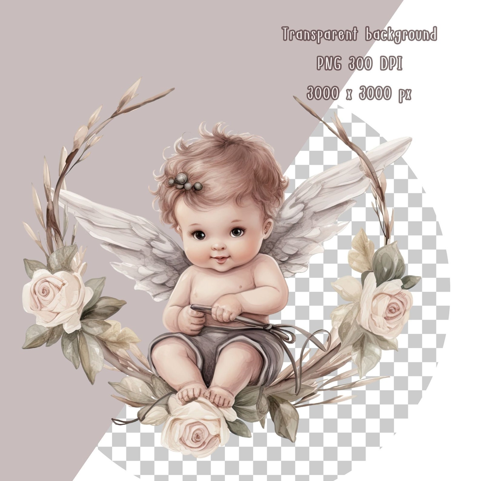 Watercolor Cute Cupid Clipart PNG, Cute Angle PNG, Valentine Cupid With ...