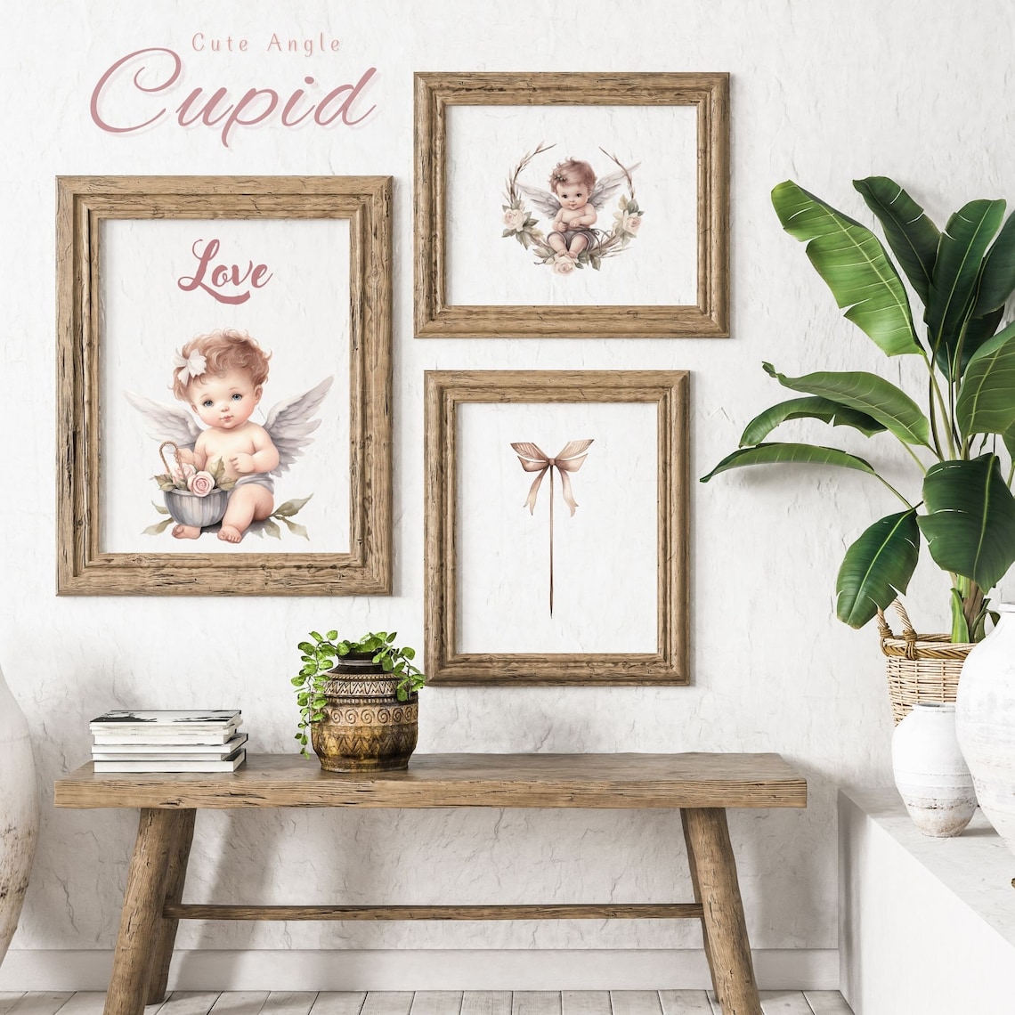 Watercolor Cute Cupid Clipart PNG, Cute Angle PNG, Valentine Cupid With ...