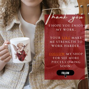 Cute Hand Drawn Red Cherubs Cupids Clipart, Line Art Angel ...