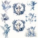 Blue Cherub Cupid Clipart: Angel Illustrations, Wedding Art (instant ...