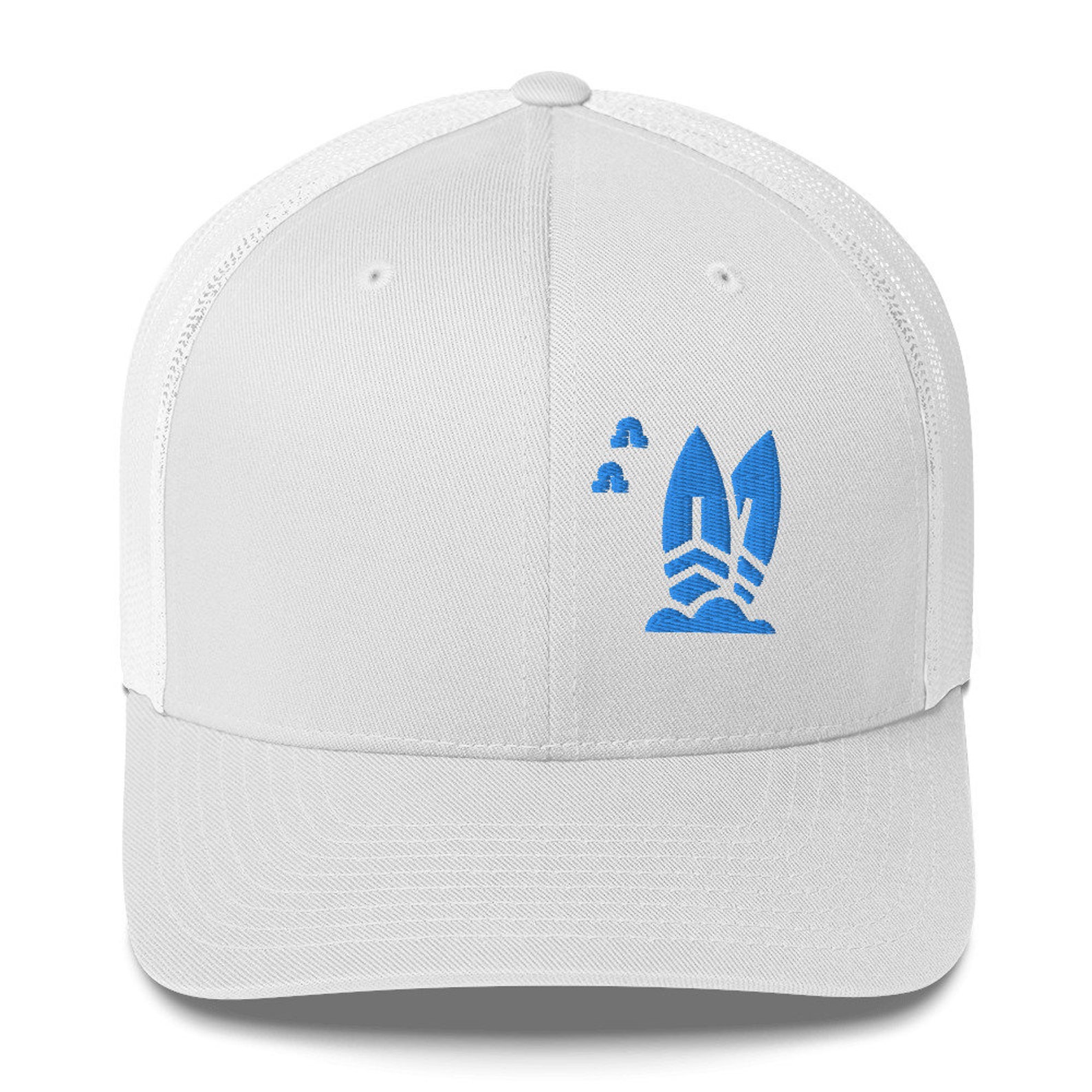 Surfing Trucker Hat Embroidered, Surfboard Cap, Beach Hat for Surf ...