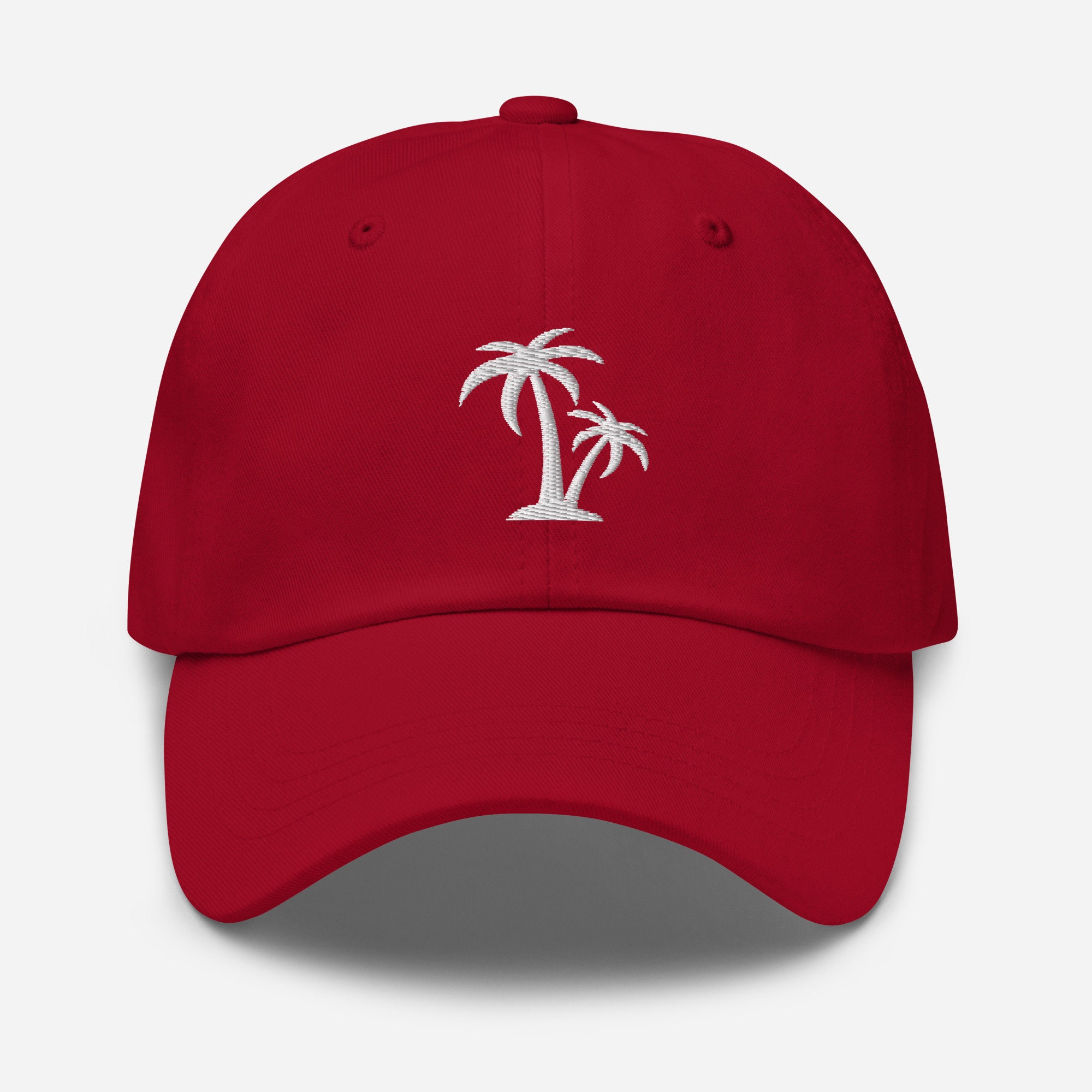Palm Tree Embroidered Dad Hat Palm Tree Dad Hat Coconut Palm Tree ...