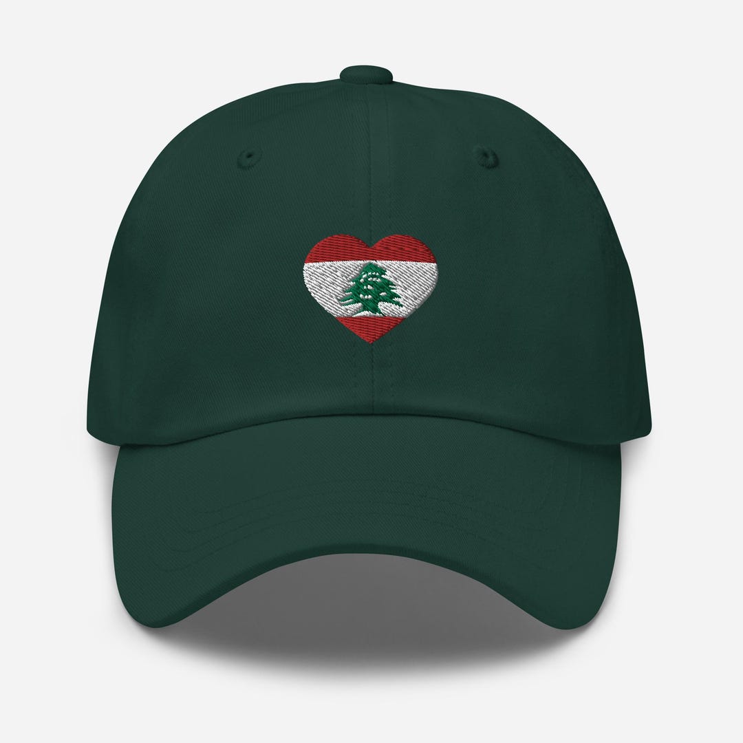 Lebanon Embroidered Hat, Lebanon Flag Dad Hat, Lebanon Beirut Cap ...