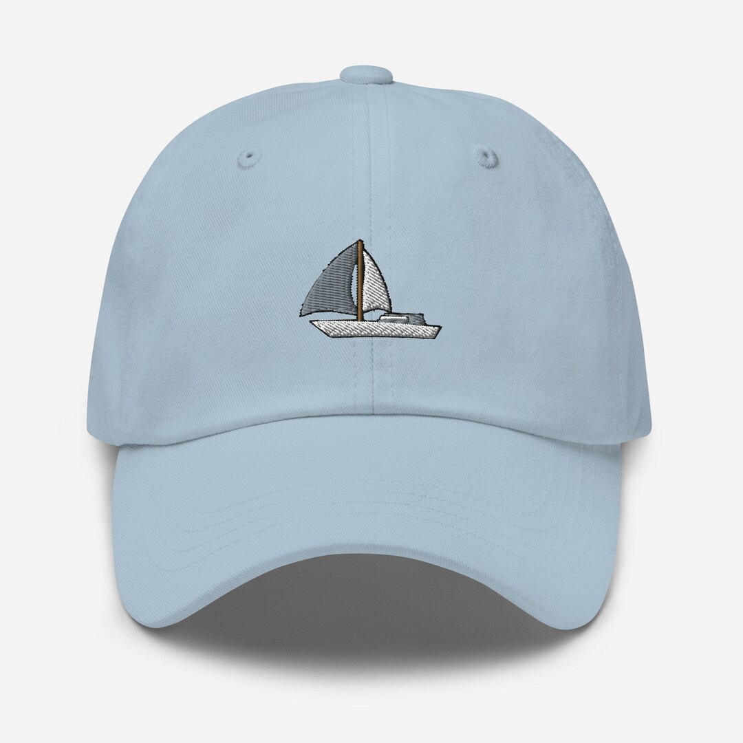 Sailboat Embroidered Hat, Sail Yacht Dad Hat Sailing Lover Gift Unisex ...