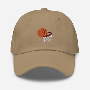 Basketball Hat Embroidered Basket Ball Dad Hat Basketballer Gift Cap ...