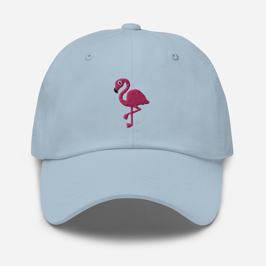 Flamingo Hat Embroidered Flamingo Bird Hat Flamingos Lover Gift Pink ...