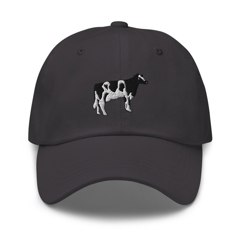 Holstein Cow Hat, Embroidered Holstein Cow Cap Gift for Cow Lover Dad ...