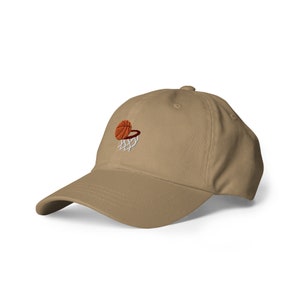Basketball Hat Embroidered Basket Ball Dad Hat Basketballer Gift Cap ...