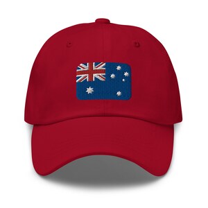 Australia Flag Embroidered Hat Australia Dad Hat Embroidered Australia ...