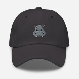 Hippopotamus Hat Embroidered Hippo Dad Hat Hippo Lover Gift ...