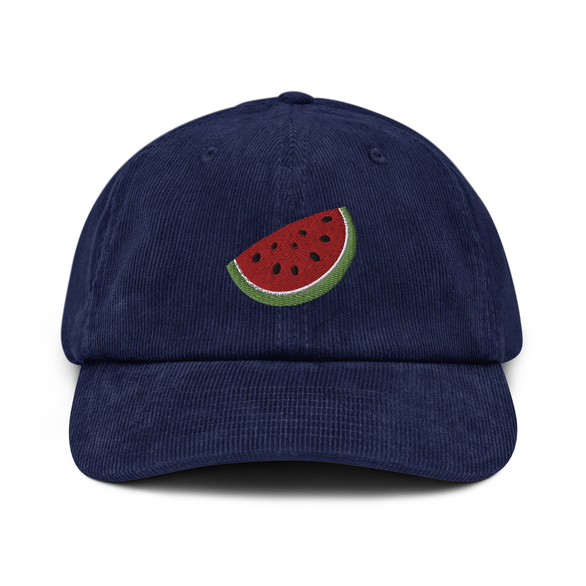 Watermelon Hat Embroidered Watermelon Cap Corduroy Hat - Etsy