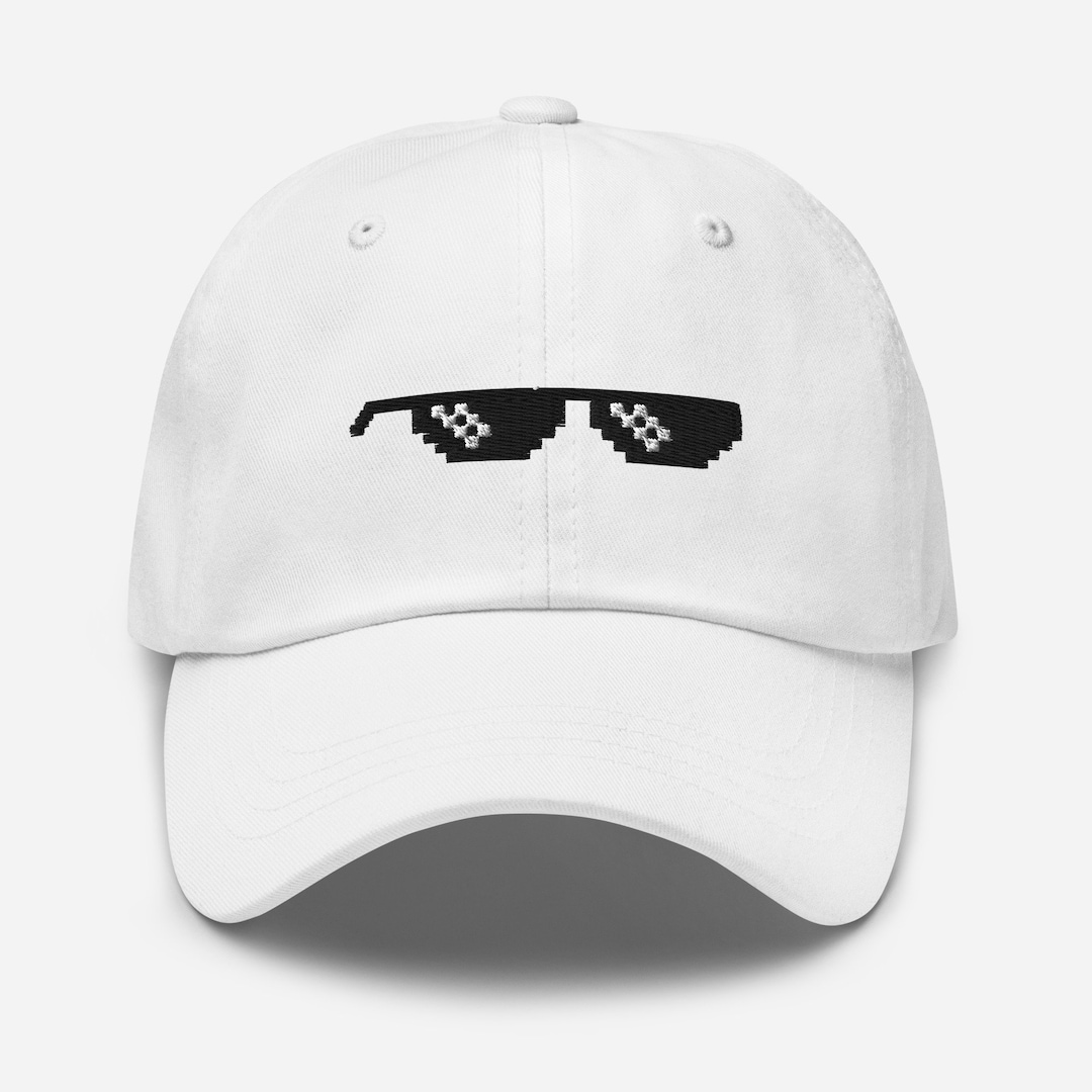 Thug Life Embroidered Hat, Thug Life Sunglasses Adjustable Dad Hat Hip ...