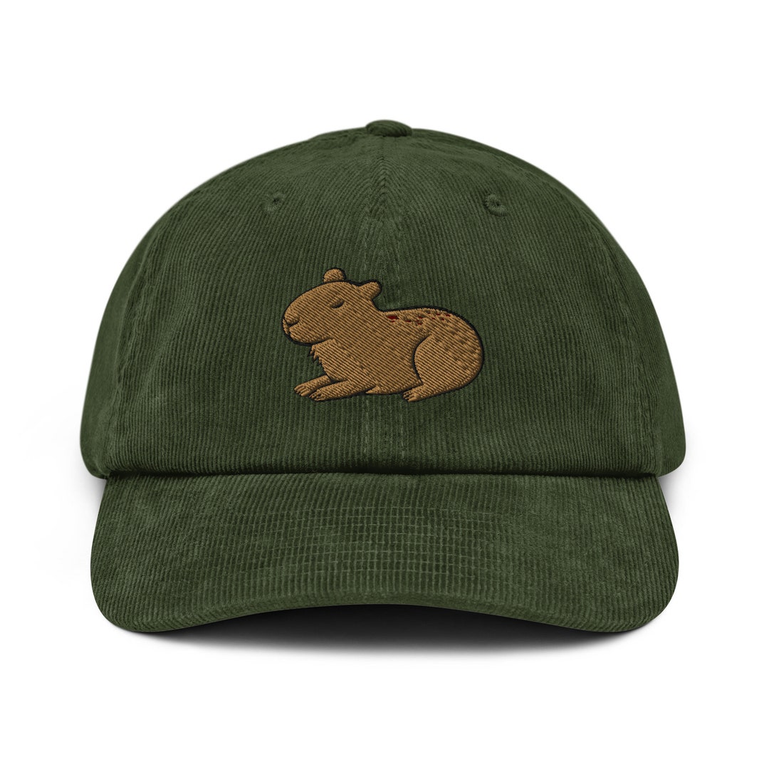 Capybara Hat, Embroidered Capybara Cap Gift for Capybara Animal Lover ...