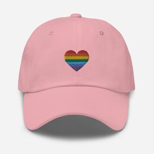 Rainbow LGBT Embroidered Hat Pride Rainbow Flag Dad Hat Embroidered ...