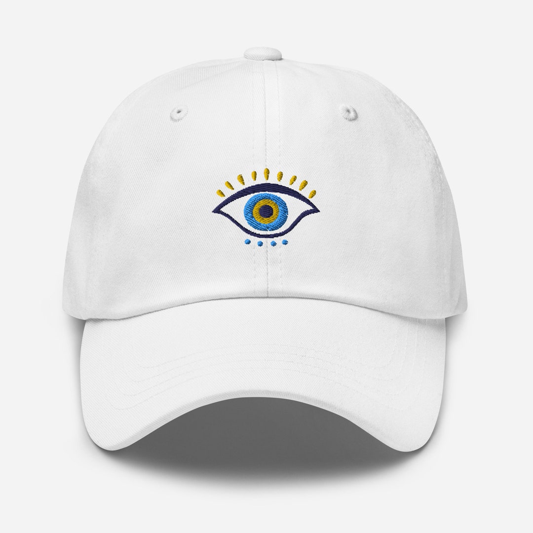 Greek Evil Eye Hat Embroidered Evil Eyes Dad Hat Evil Eyes Cap Greek ...