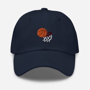 Basketball Hat Embroidered Basket Ball Dad Hat Basketballer Gift Cap ...