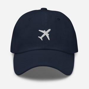 Airplane Embroidered Hat Air Plane Dad Hat Airplane Lover Gift Aviation ...