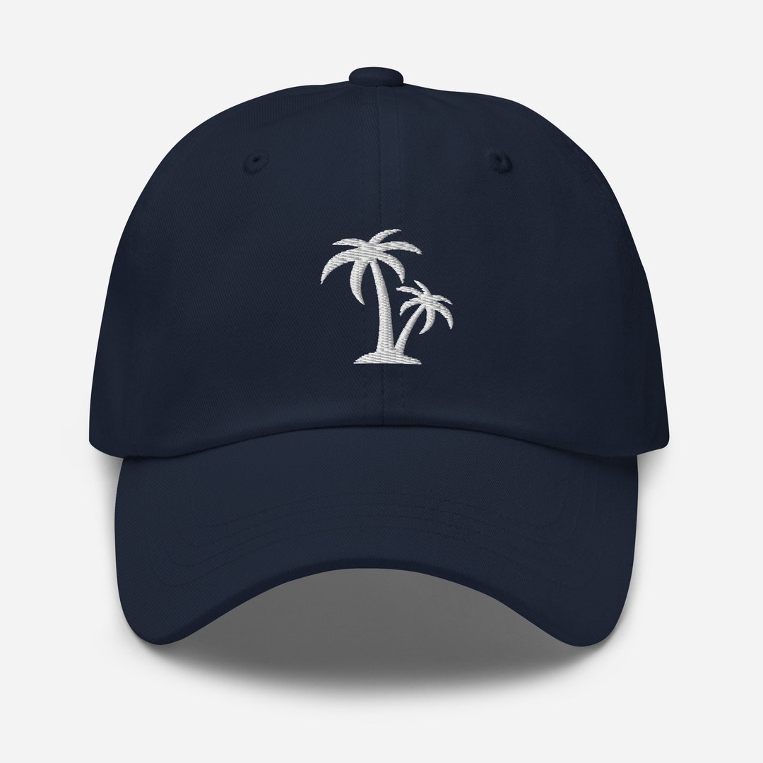 Palm Tree Embroidered Dad Hat Palm Tree Dad Hat Coconut Palm Tree ...