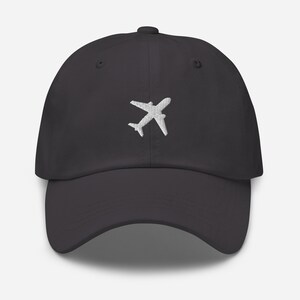 Airplane Embroidered Hat Air Plane Dad Hat Airplane Lover Gift Aviation ...