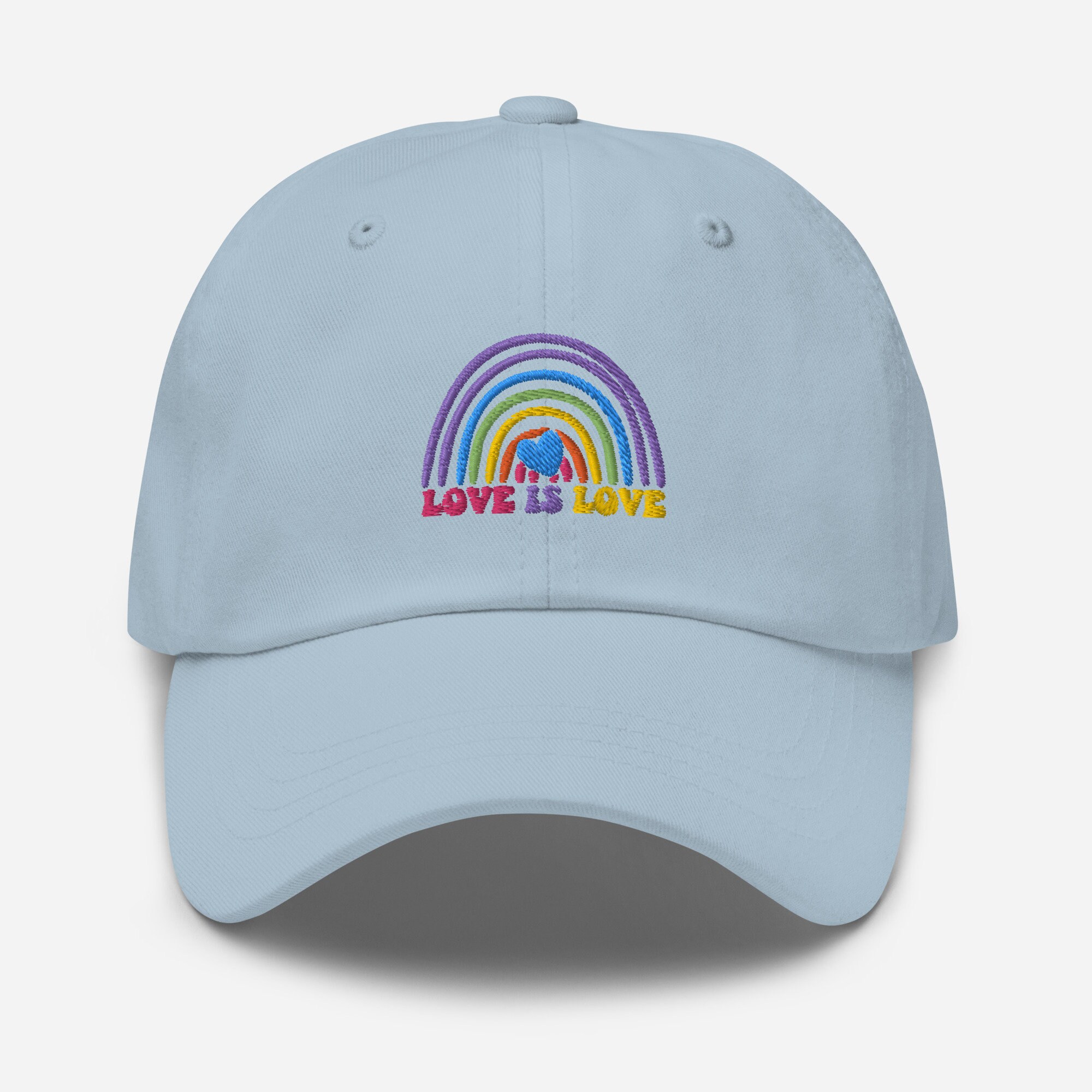 Love is Love LGBT Embroidered Hat Rainbow Lover Dad Hat Rainbow LGBT ...