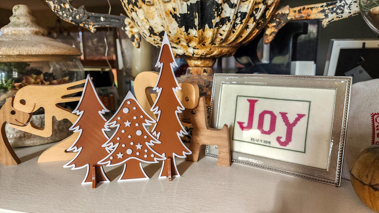 3D Gingerbread Trees - Set of 3 - Etsy