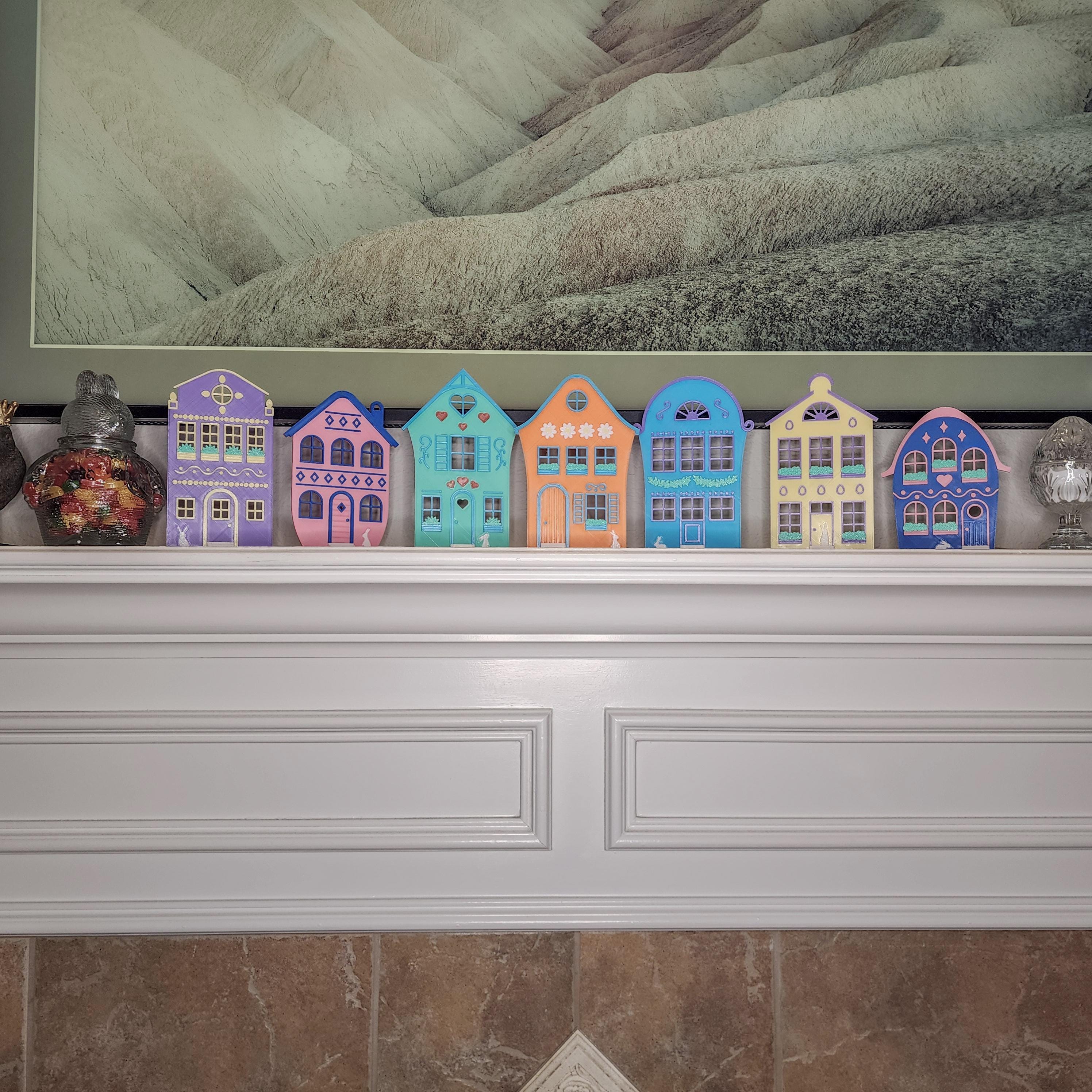 Whimsical 3D Printed Easter Village Houses – Bring Spring Magic to Your ...