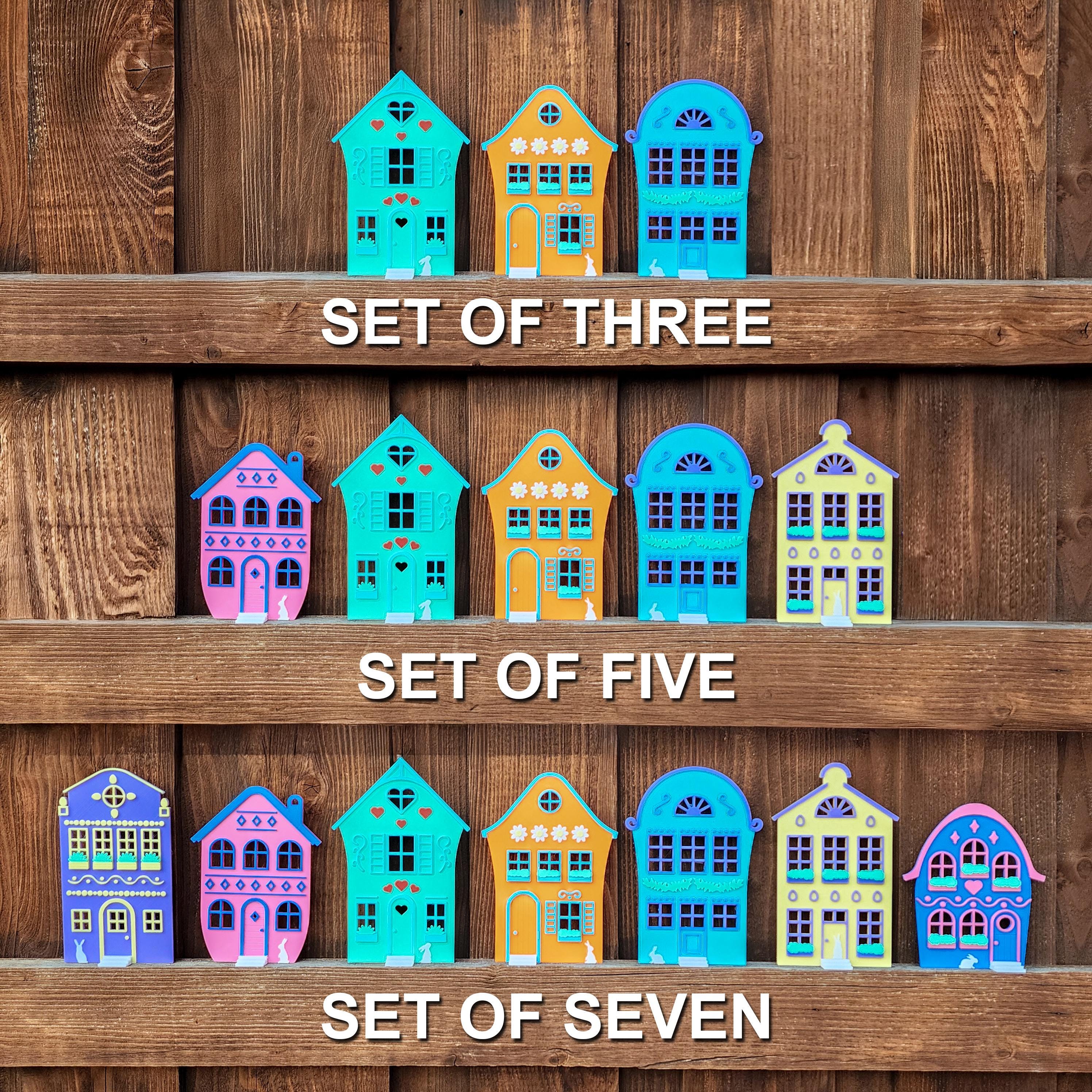 Whimsical 3D Printed Easter Village Houses – Bring Spring Magic to Your ...