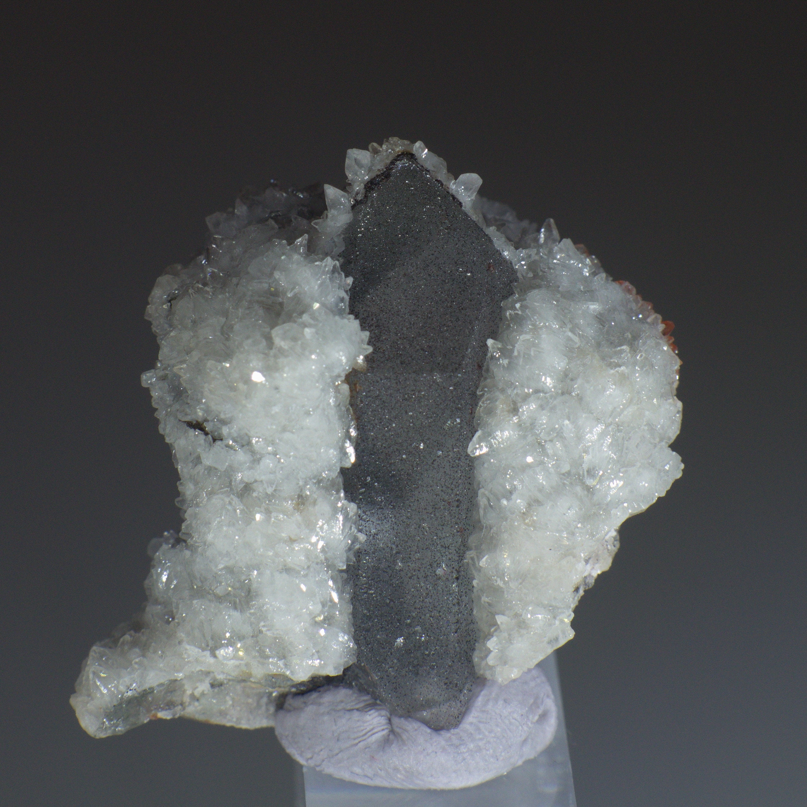 Calcite on Quartz Point, Toenail Specimen in Perky Box. - Etsy