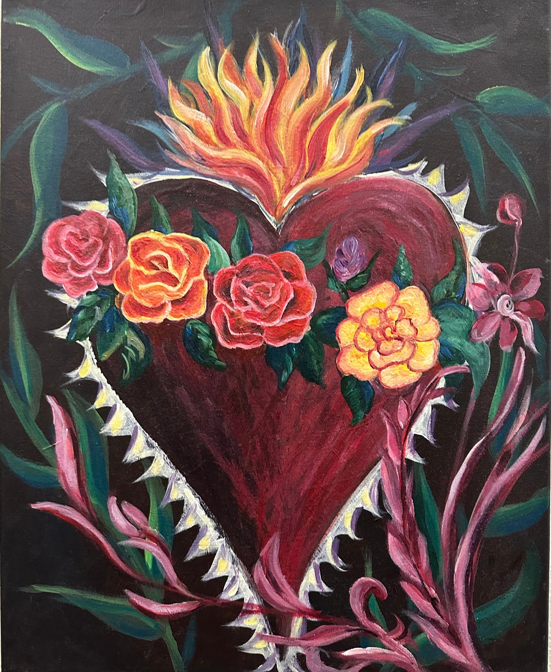 Sacred Heart Design - Etsy