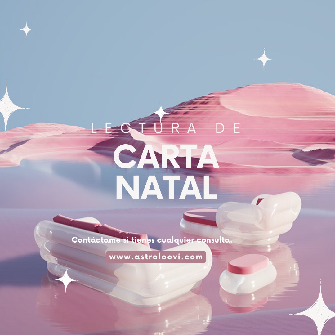 Natal Chart Reading Includes Map, Explained Positions and ...