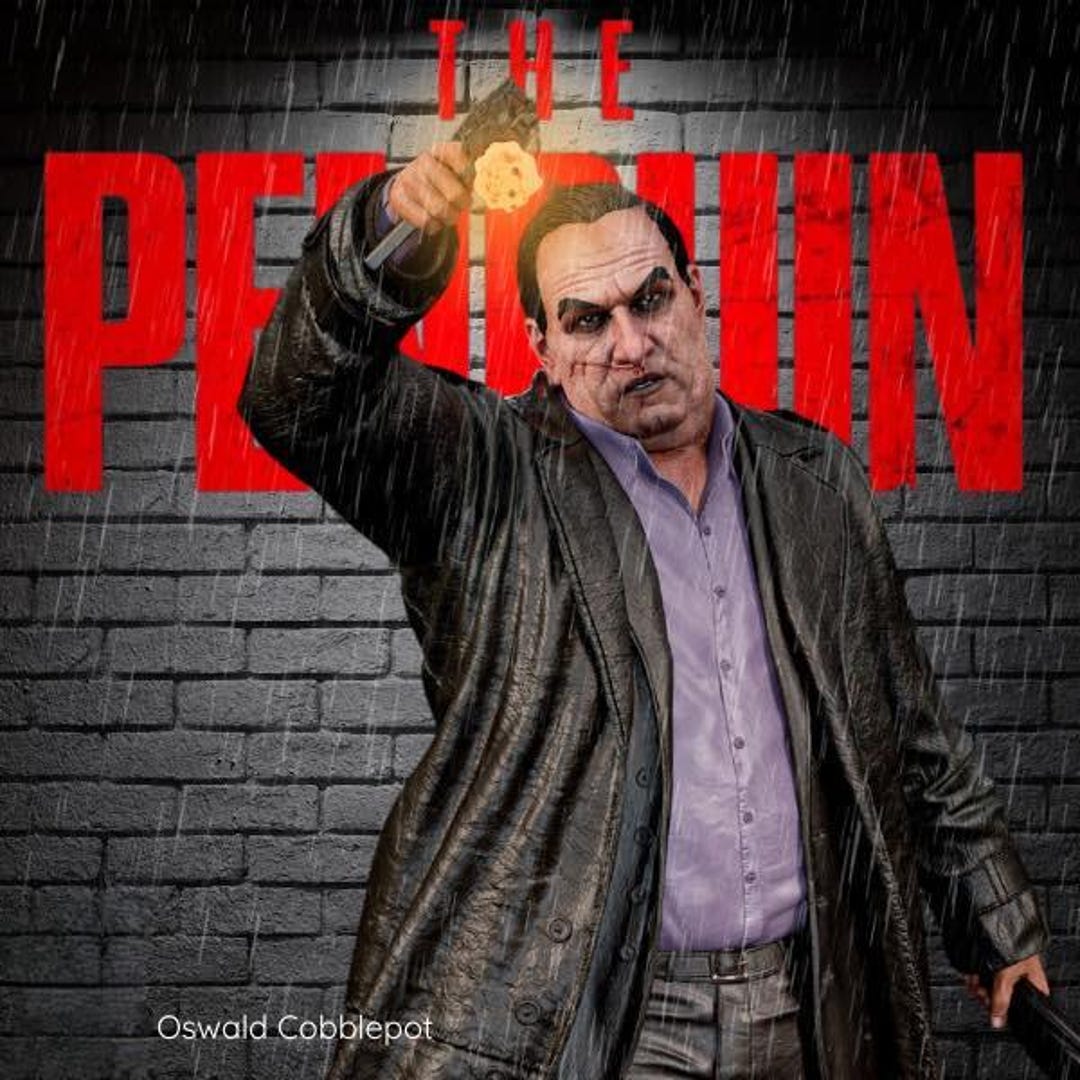 Oswald Cobblepot the Penguin STL Figure Full Body, Bust, and Split ...